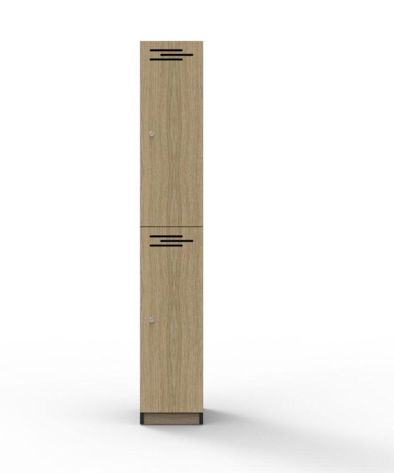 2 Door Melamine Locker | Officely