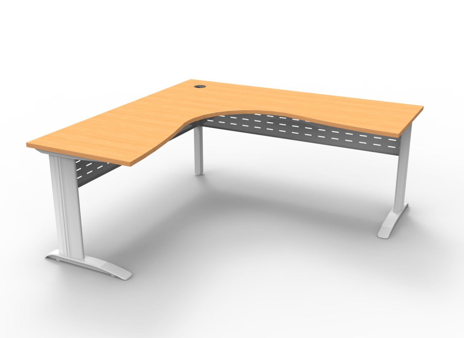 Rapid Span Beech Desks – Officely